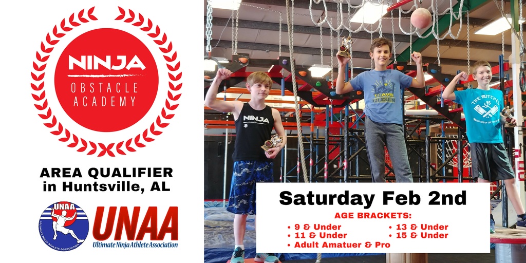 Huntsville City Ninja Warrior Championship - Ninja Obstacle Academy